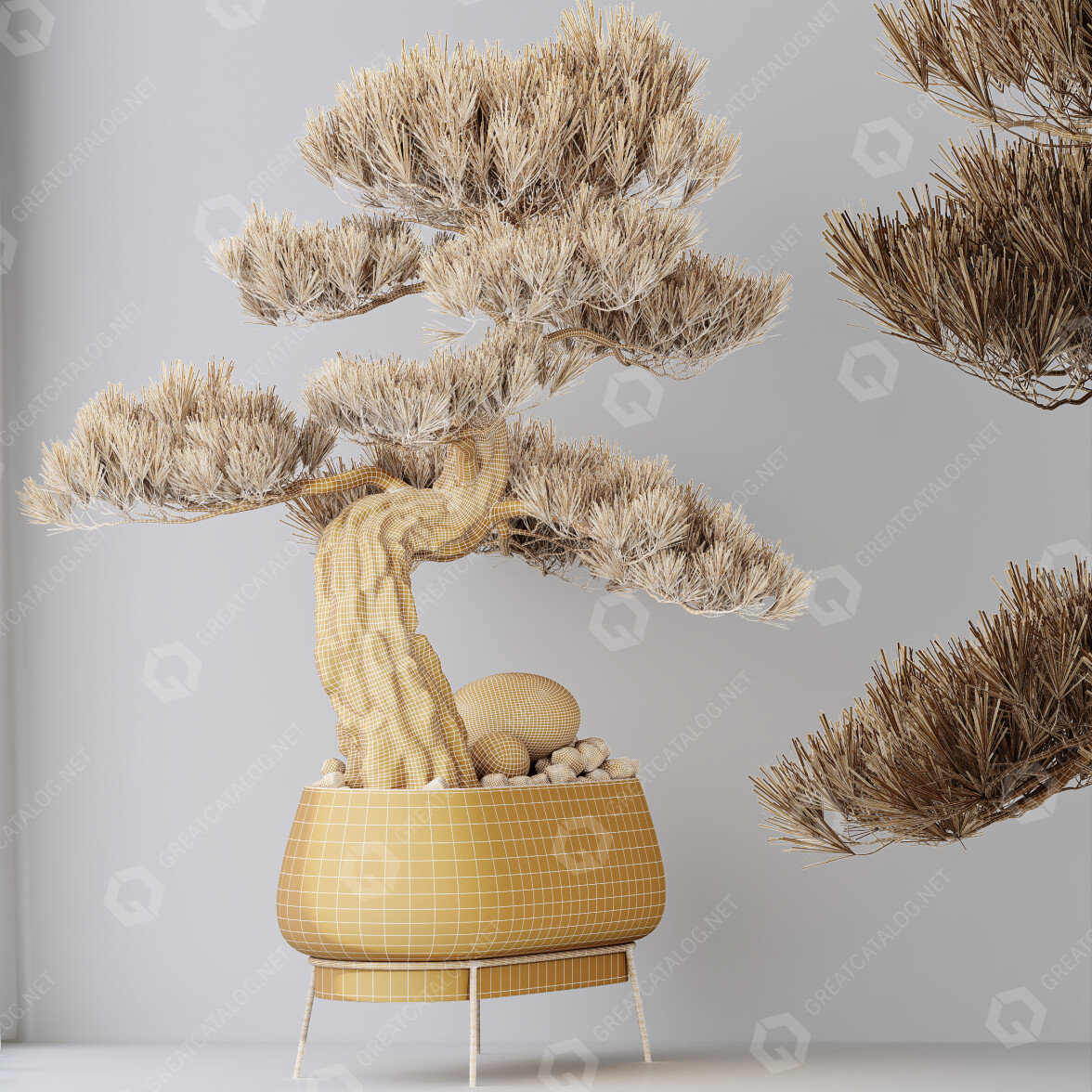 Bonsai Tree HQ House Pinus Pentaphylla Thunbergii 3D model #45763 ...