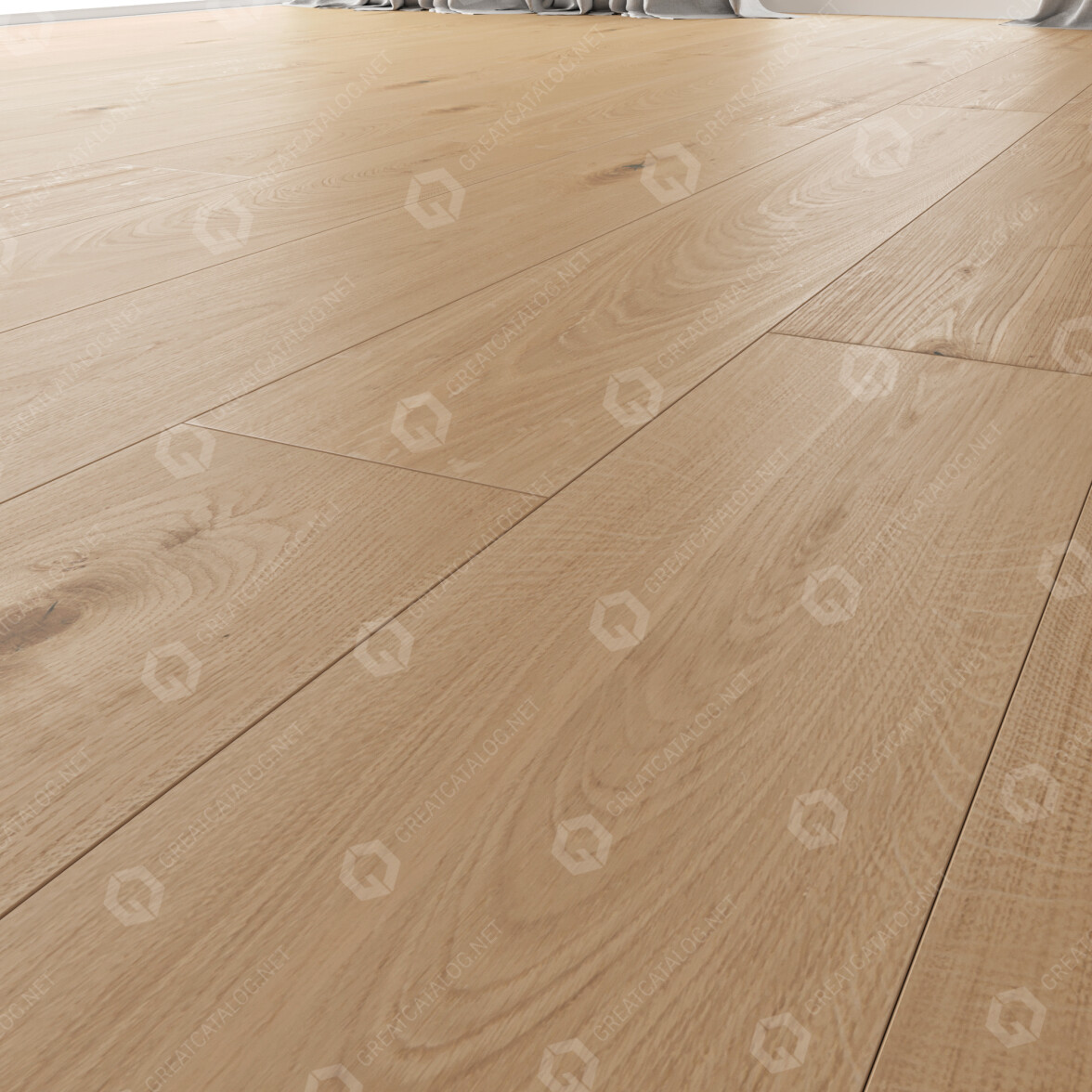Parquet Wood Floor Oak Natural Sanded 3D model