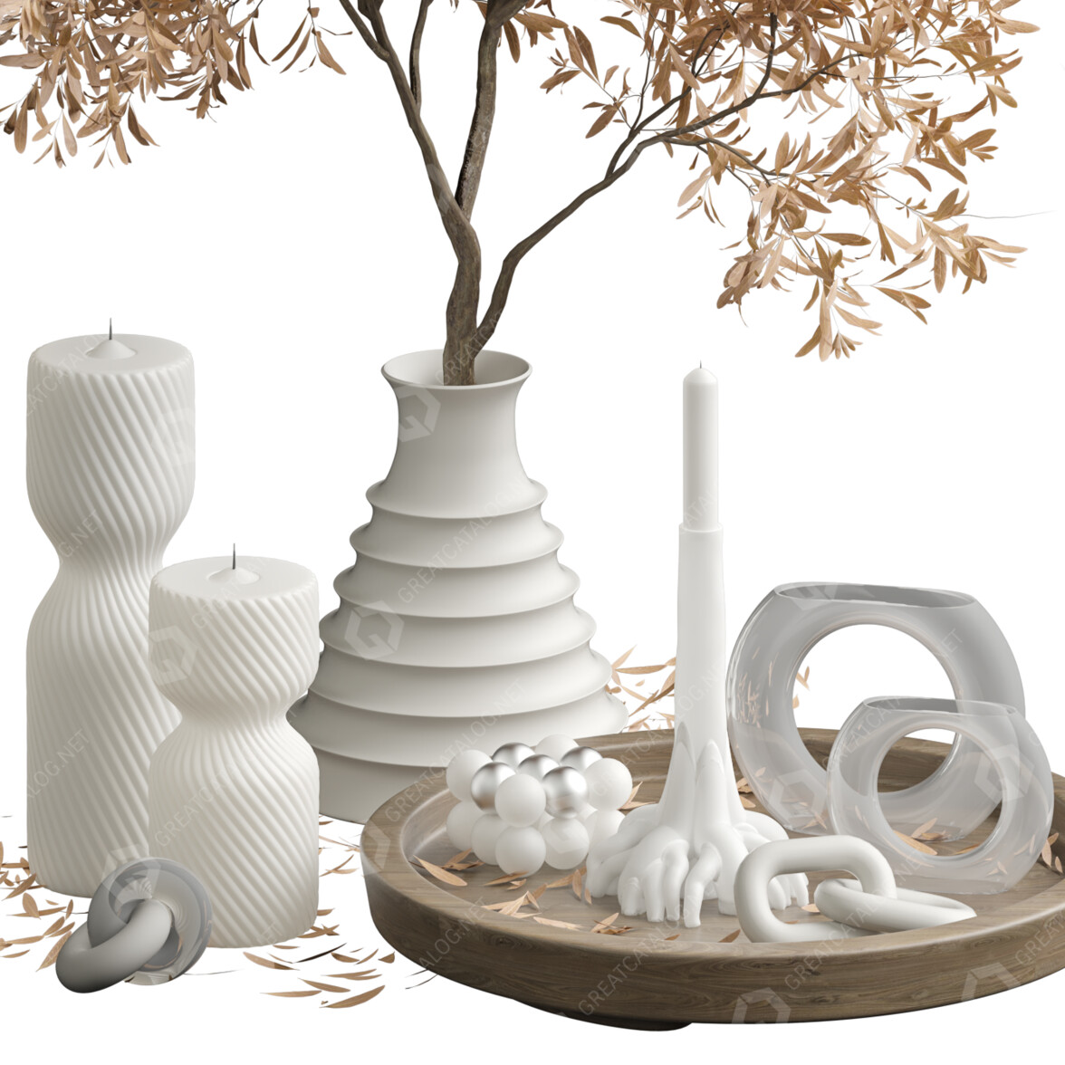 Decor Set Vol 17 3D model・Download 3D models・Great Catalog - GreatCatalog 45863