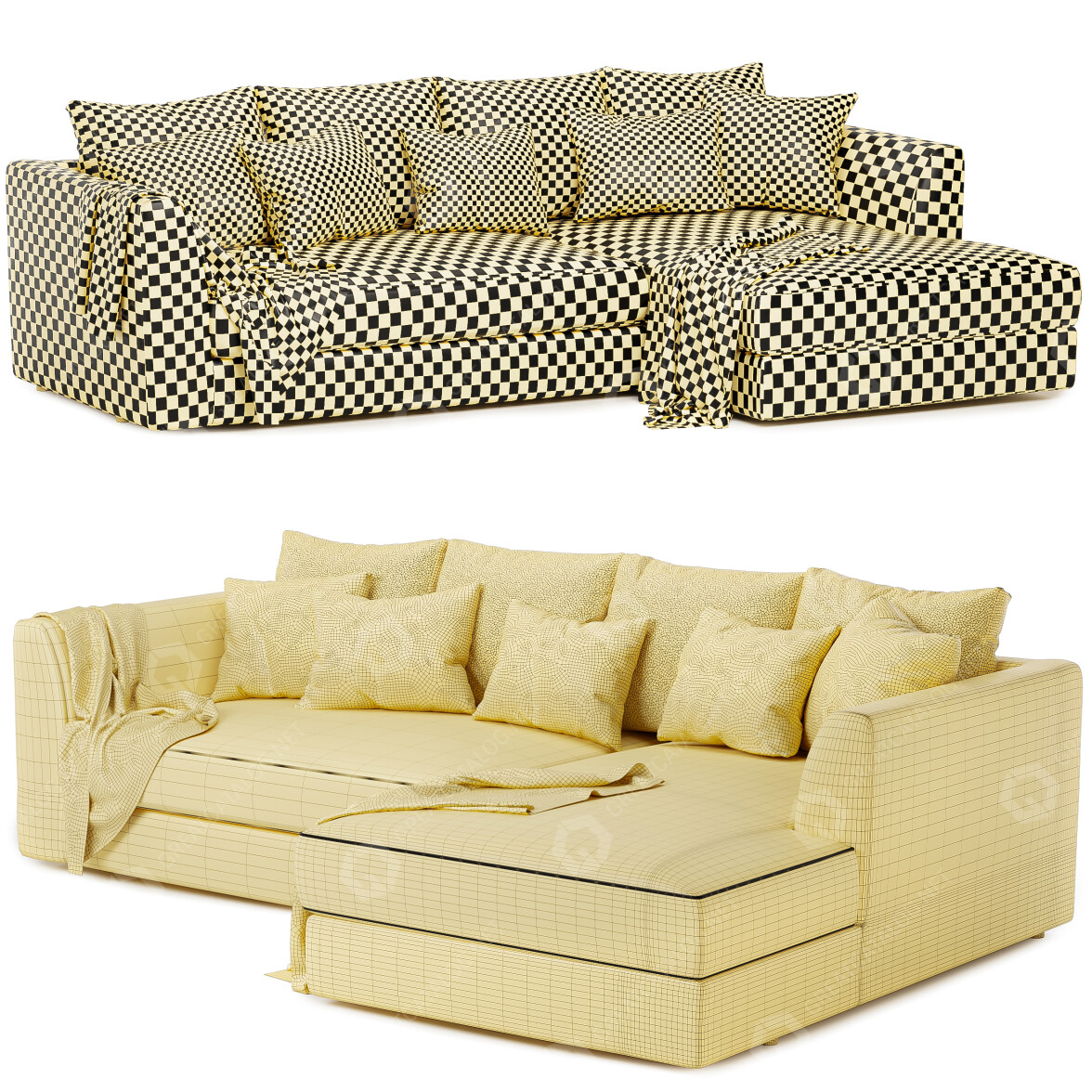 Sofa Andreu World Hadleigh L Shaped Small 3D model - GreatCatalog 45915