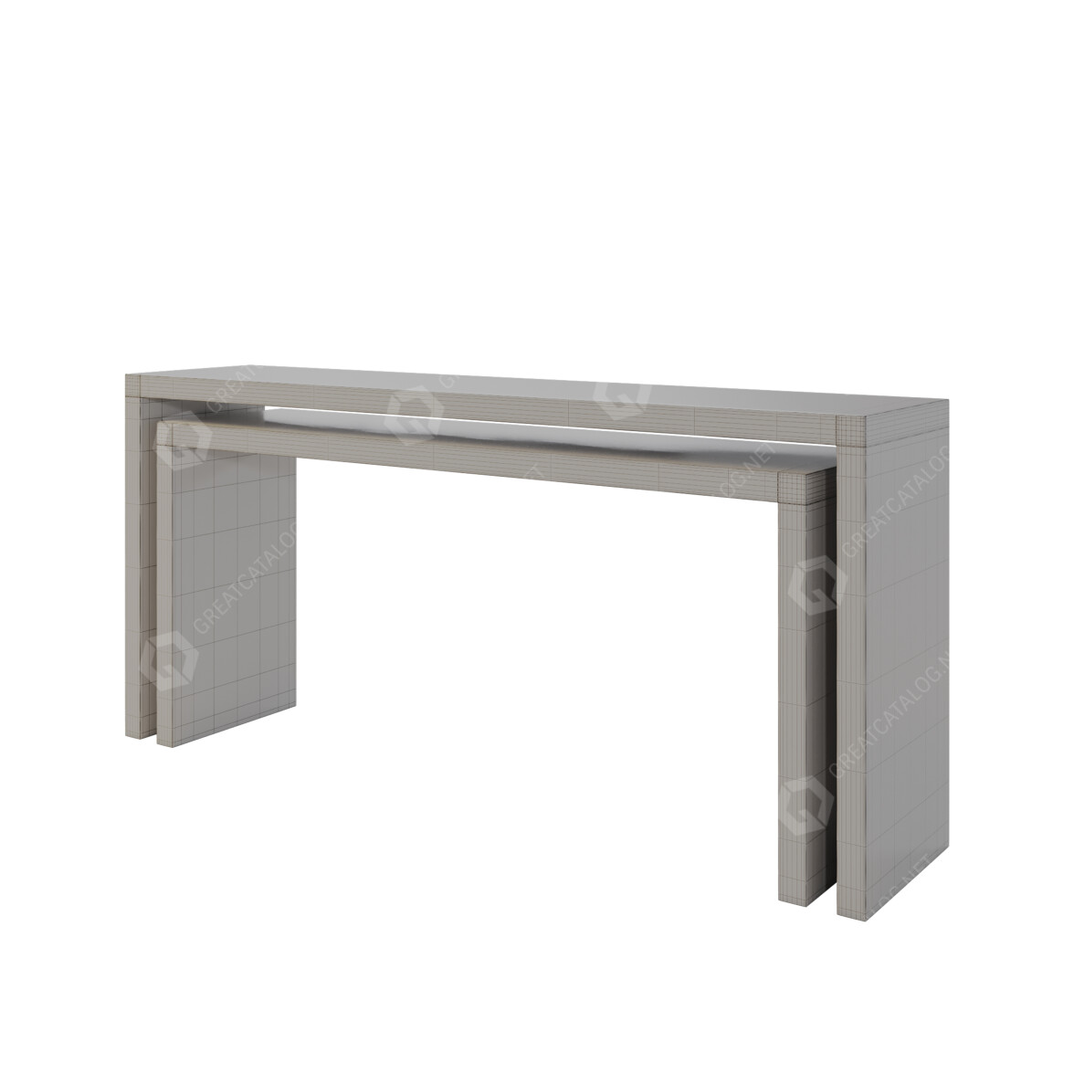 Console Tables Eichholtz Esquire Set 3D model - GreatCatalog 46180