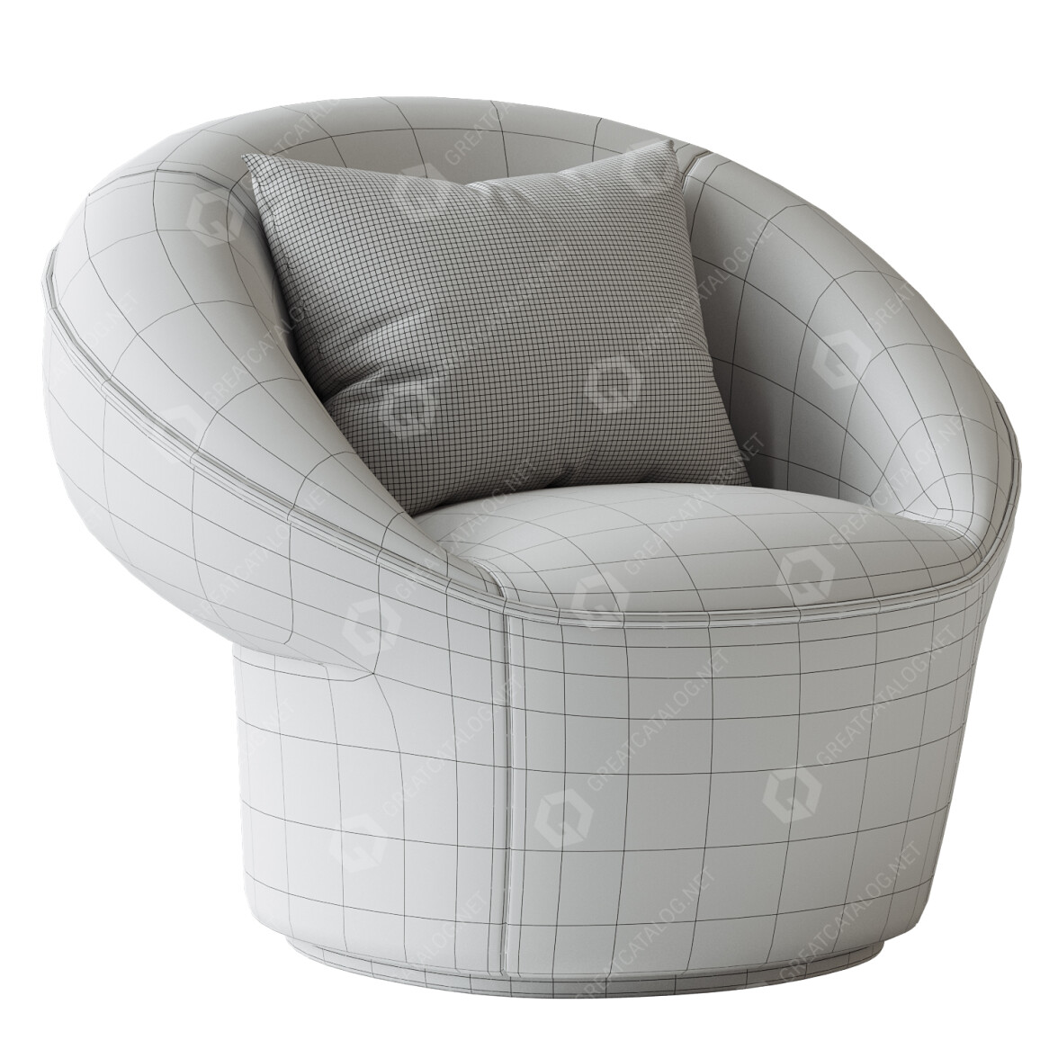 Armchair Ferri 1956 Havana 3D model - GreatCatalog 46182