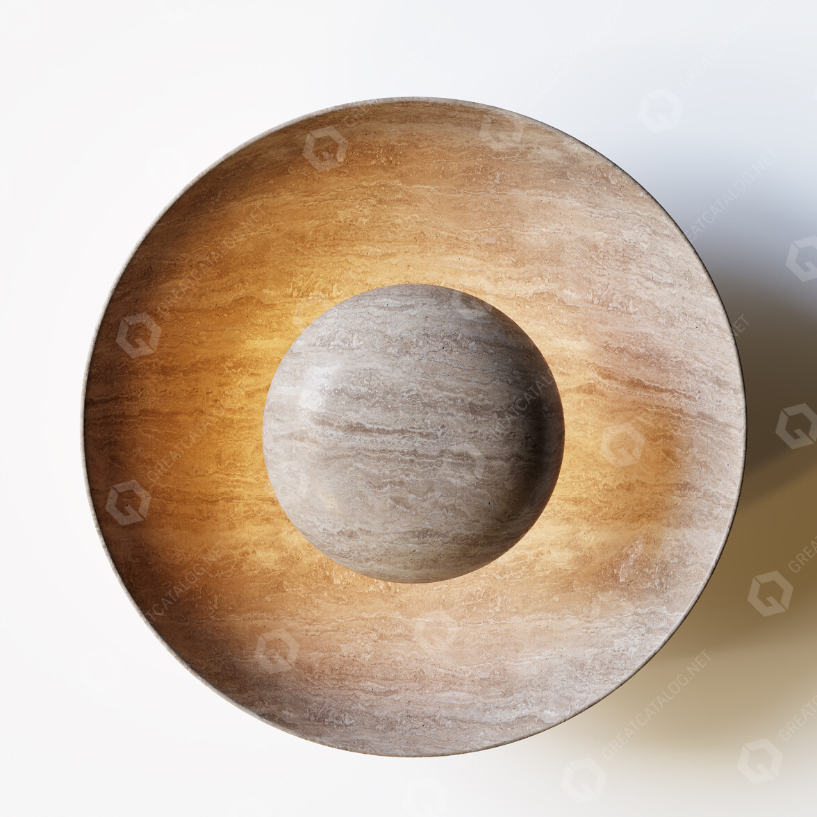 Wall Lamp Eclipse Stone 3D model - GreatCatalog 46210