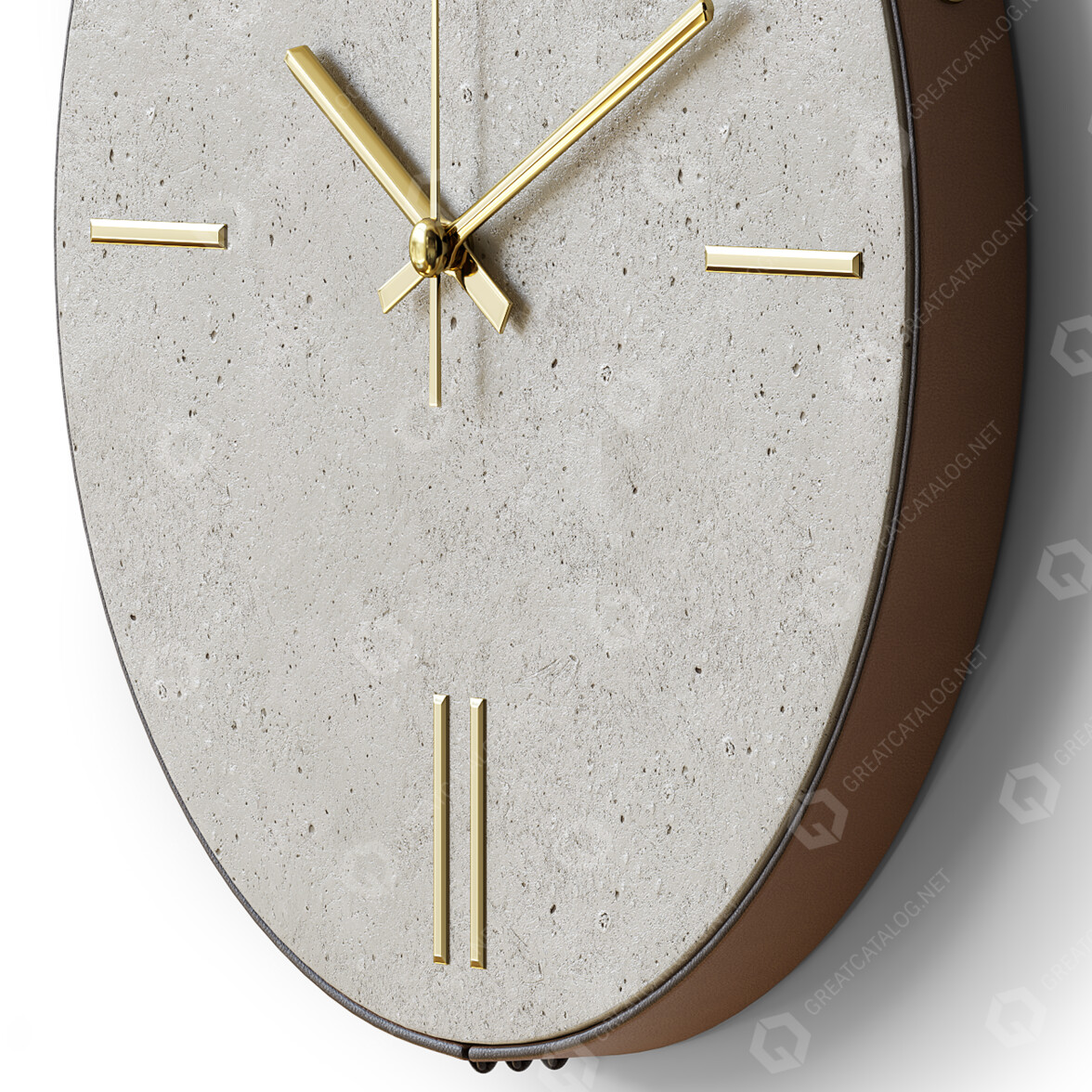 Clock Mono Concrete Wall by Vaunt Design 3D model - GreatCatalog 46215