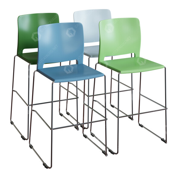 Bar Stool Profim Ariz 550CV 3D model - GreatCatalog 46240