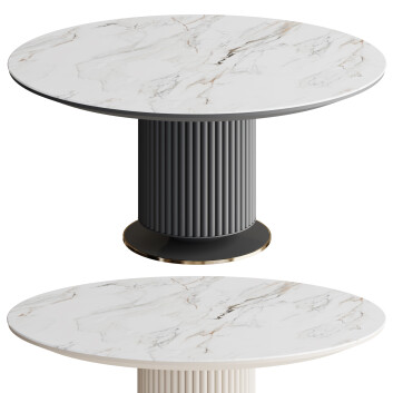 Marble dining table 3D models - GreatCatalog