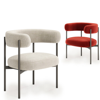 Chairs HC28 Cosmo 3D Models for Interior Design and Architecture