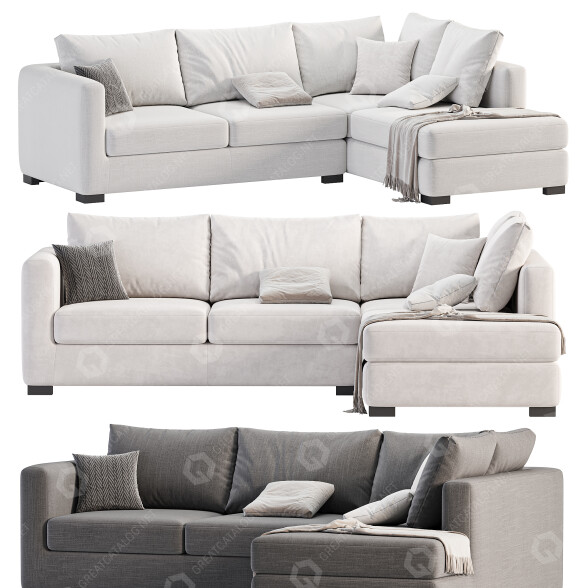 Sofa Loom Loft Blake 3D model - GreatCatalog 46670 Sofa Loom Loft Blake 3D model - GreatCatalog 46670