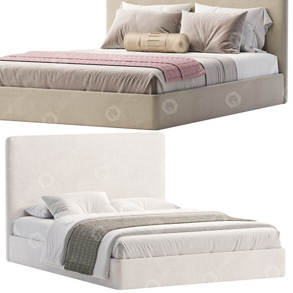 Bed Plain 3D model・Download 3D models・Great Catalog - GreatCatalog 46900