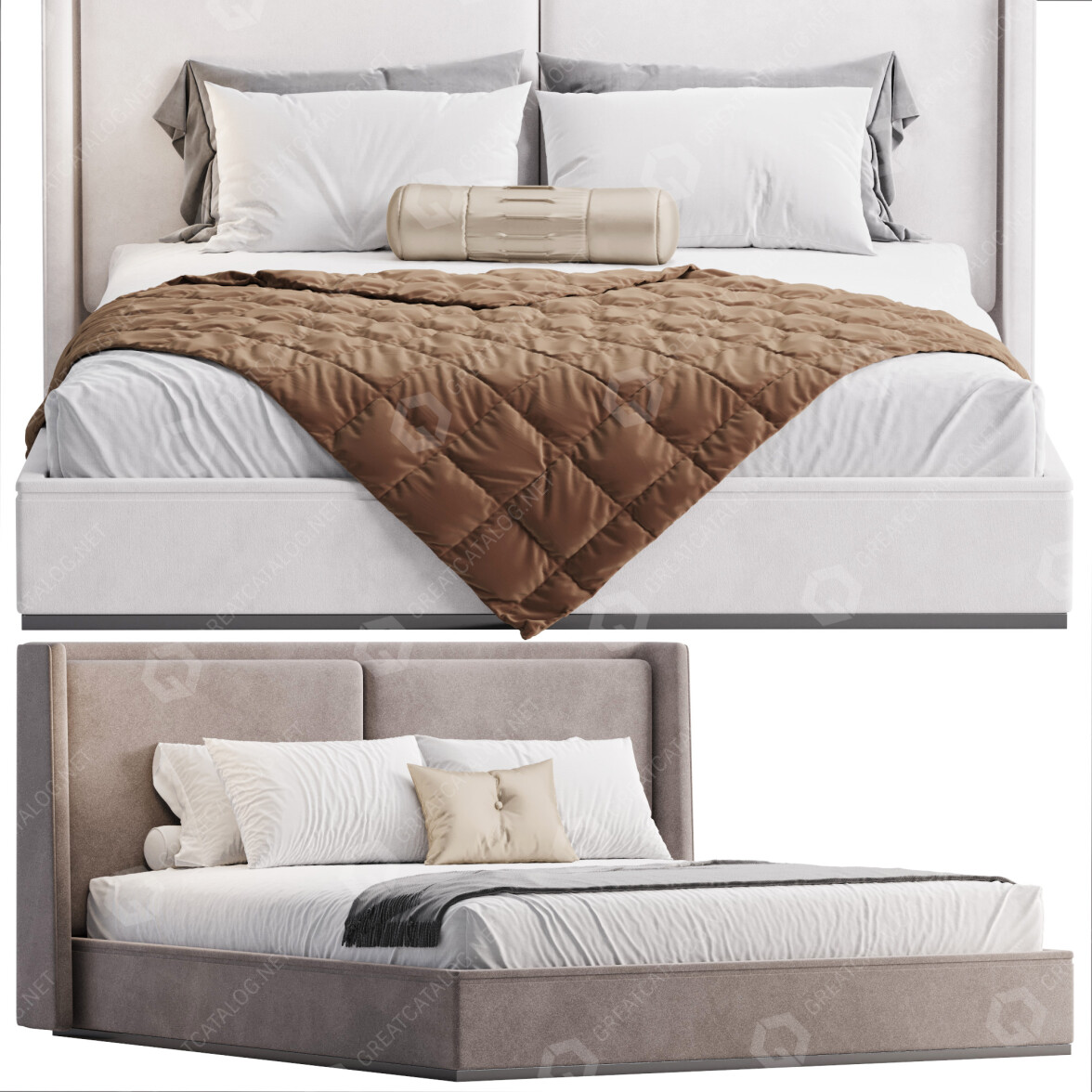 Bed The High Wall Zanda 3D model - GreatCatalog 46915