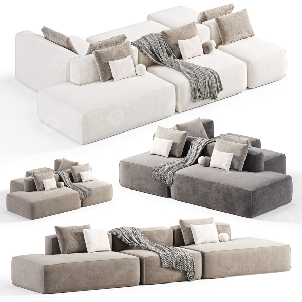 Sofá Dema Cubotto Modelo 3D ️Descargar modelos 3D - GreatCatalog 46925