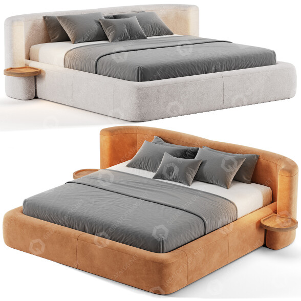 Bed Baxter Clara 3D model・Download 3D models・Great Catalog - GreatCatalog 46935