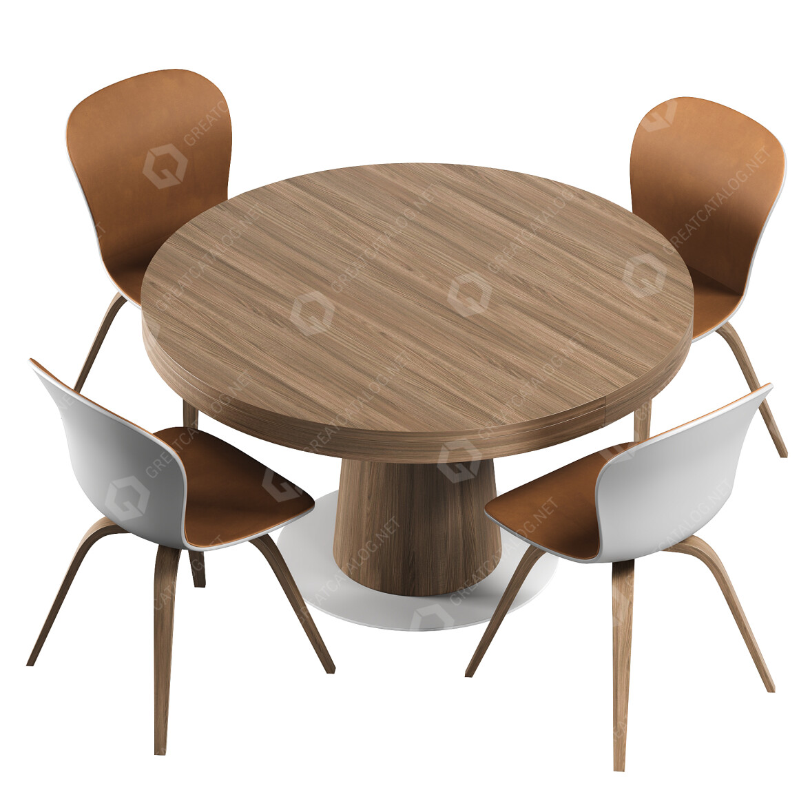 3D Modell Tisch und Stuhle BoConcept Granada and Hauge