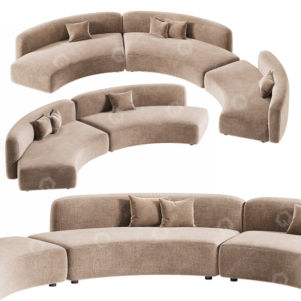Sofa MDF Italia Cosy Curve 3D model - GreatCatalog 47236