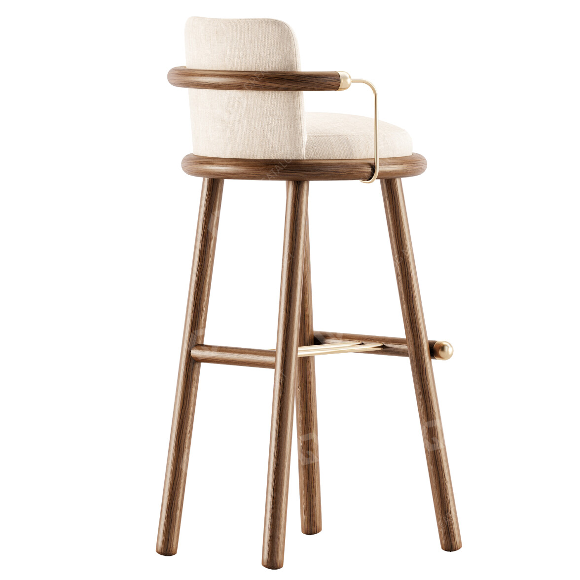 Bar Stool Mezzo Collection Darla 3D model #47245 | GreatCatalog