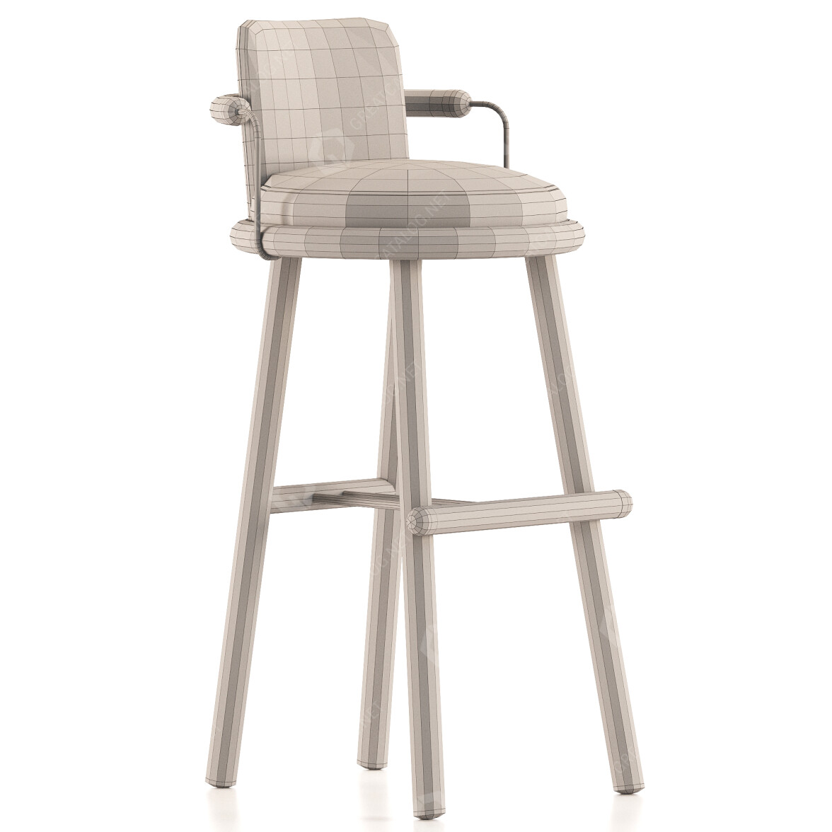 Bar Stool Mezzo Collection Darla 3D model #47245 | GreatCatalog