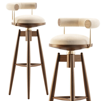 Bar Stool Mezzo Collection Dylan 3D model - GreatCatalog 43546
