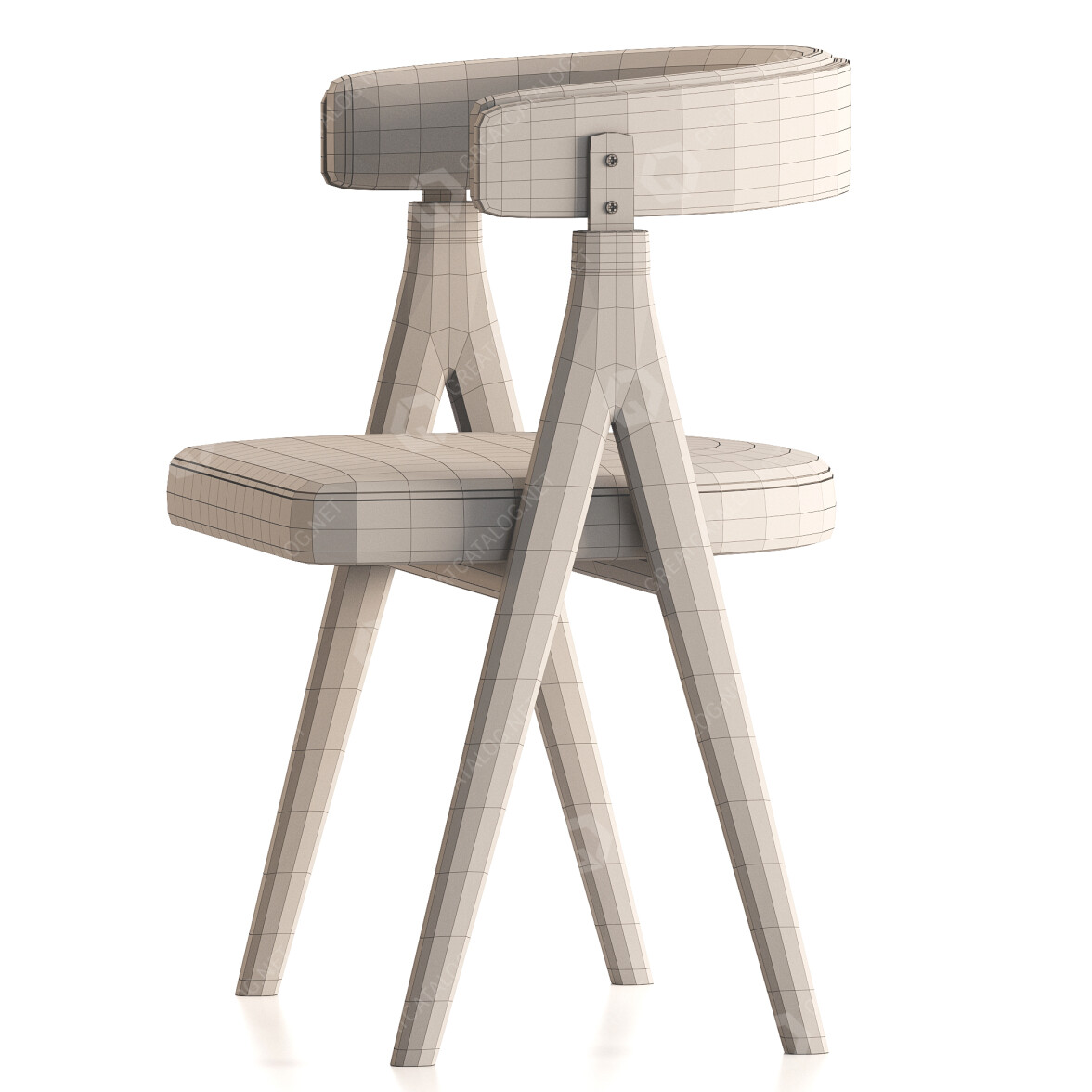 Chair Mezzo Collection Floyd 3D model - GreatCatalog 47285