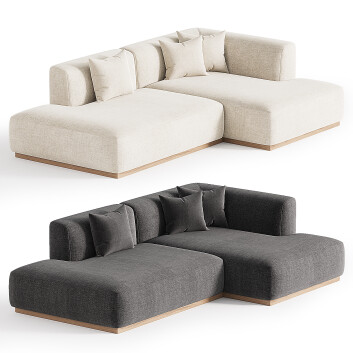 Corner Sofas La Redoute 3D Models for Interior Design and Architecture