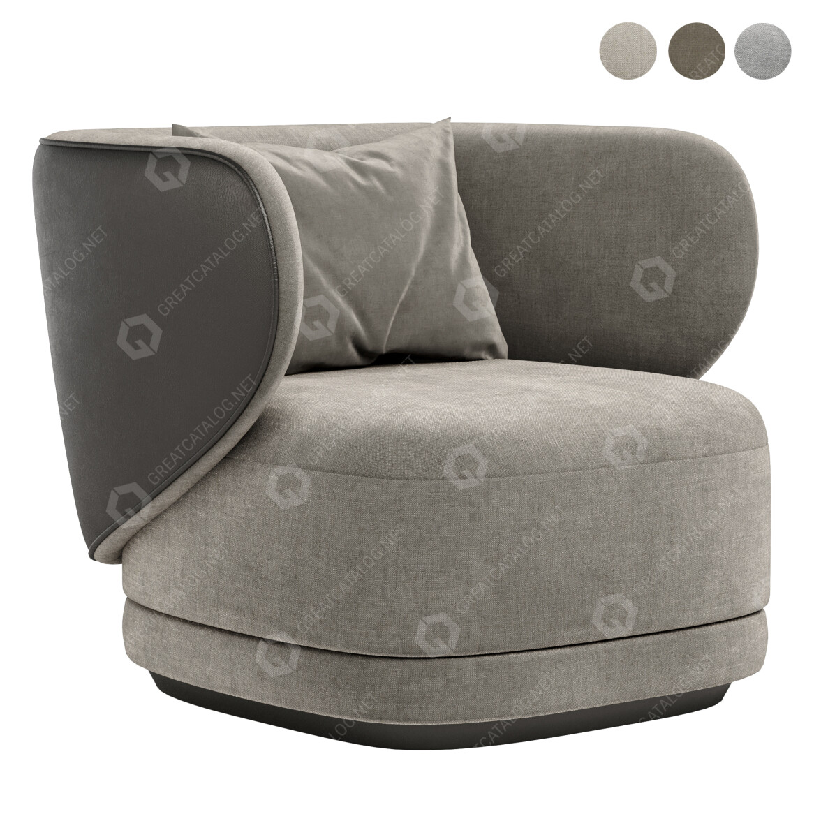 Armchair HC28 Cosmo Hap 3D model - GreatCatalog 47401
