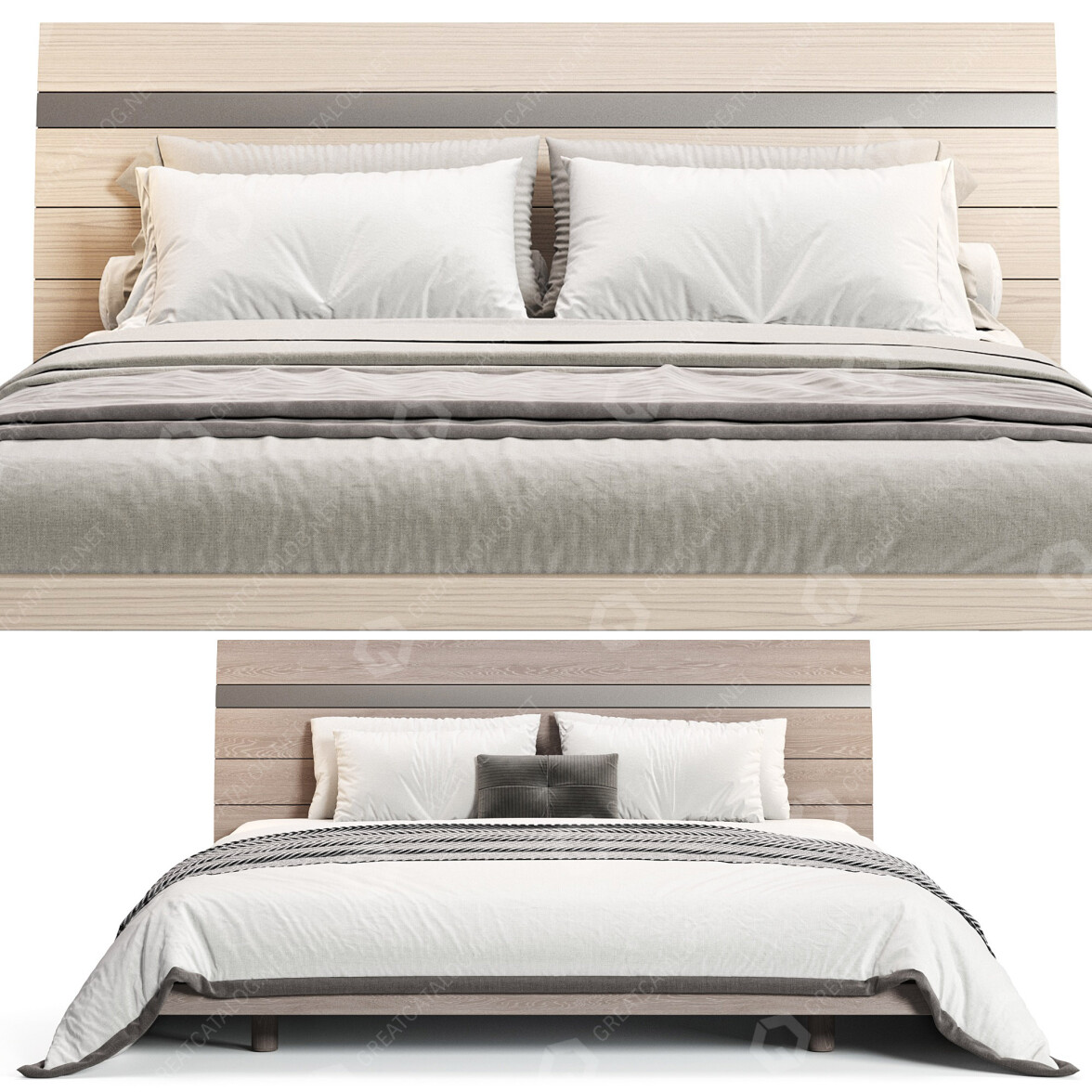 Bed Denelli Italia Joker by Toma 3D model - GreatCatalog 47590