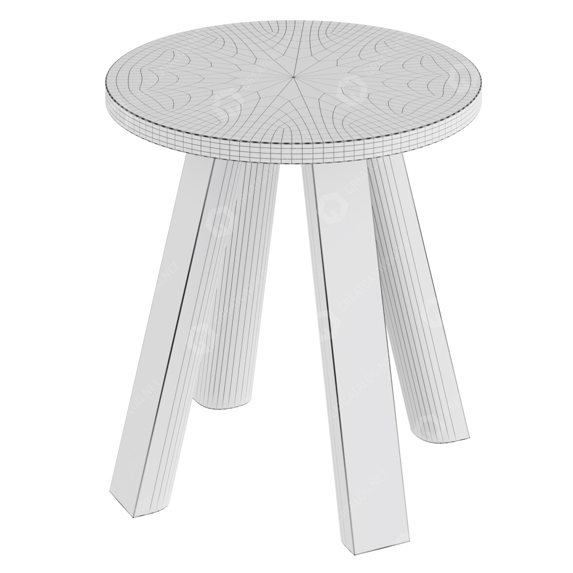 Stool Buzzi Space Buzzimilk 3D model - GreatCatalog 47797