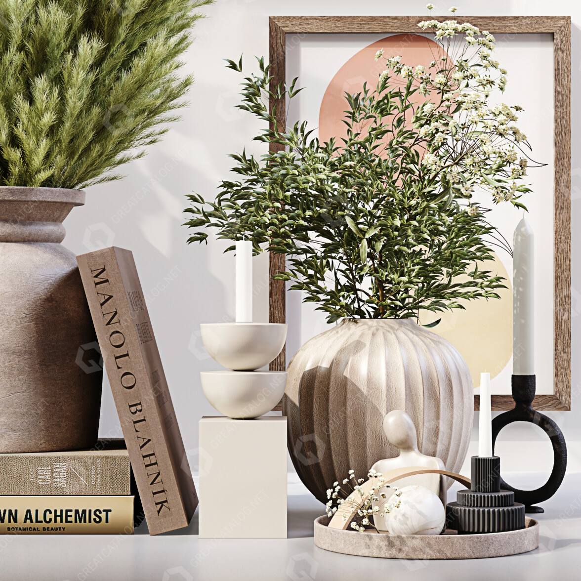 Decor Set 015 3D model・Download 3D models・Great Catalog