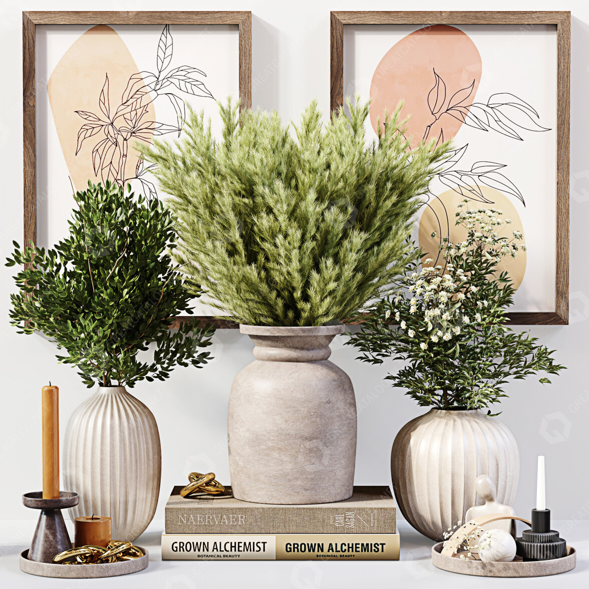 Decor Set 015 3D model・Download 3D models・Great Catalog - GreatCatalog 47952