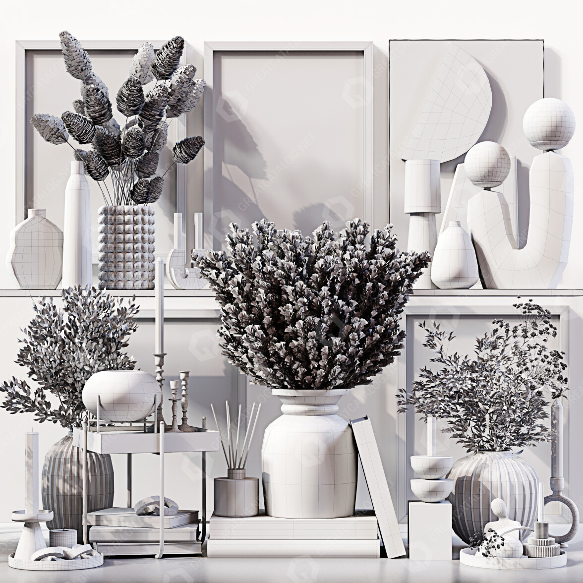 Decor Set 015 3D model・Download 3D models・Great Catalog - GreatCatalog 47952