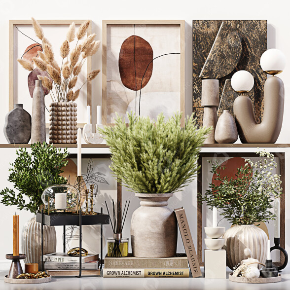 Decor Set 015 3D model・Download 3D models・Great Catalog - GreatCatalog ...