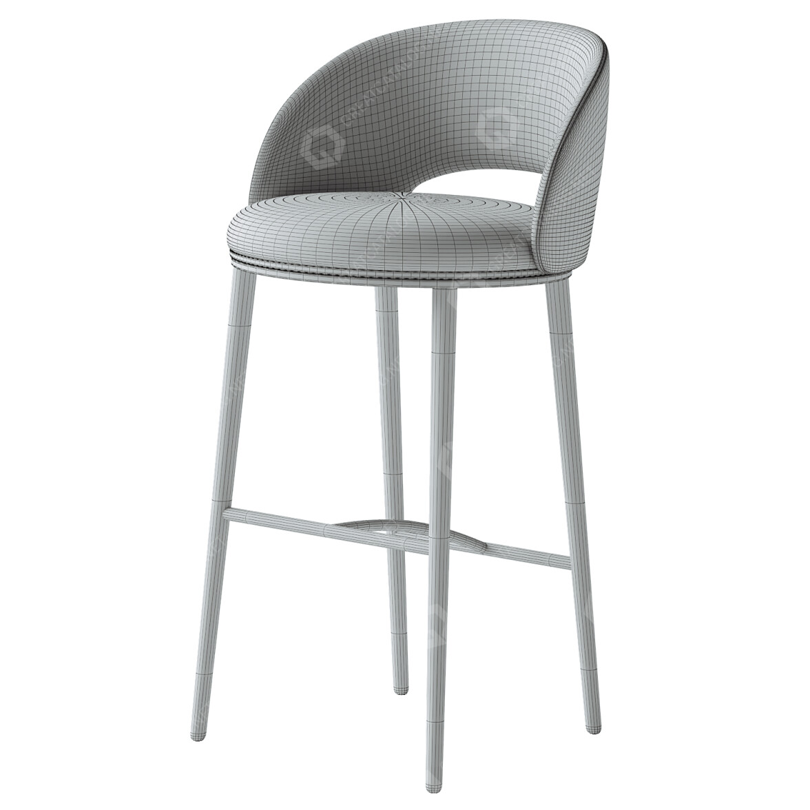 Bar Stool Dana by Javier Palomares 3D model #48018 | GreatCatalog