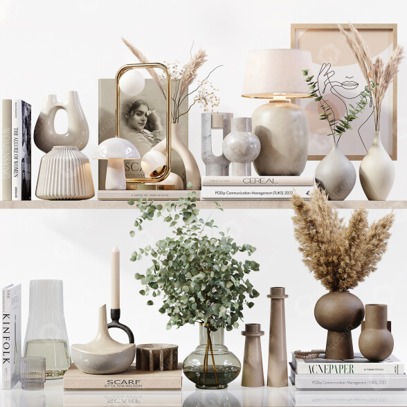 Decor Set 016 3D model・Download 3D models・Great Catalog - GreatCatalog 48315