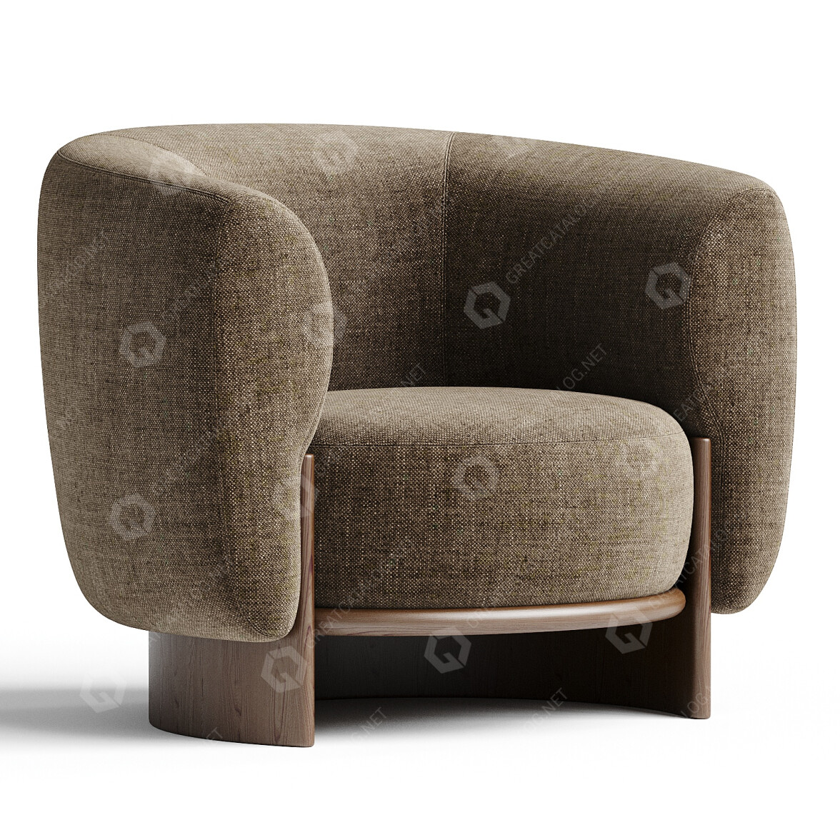 Armchair Parla Design Hug 3D model - GreatCatalog 48420