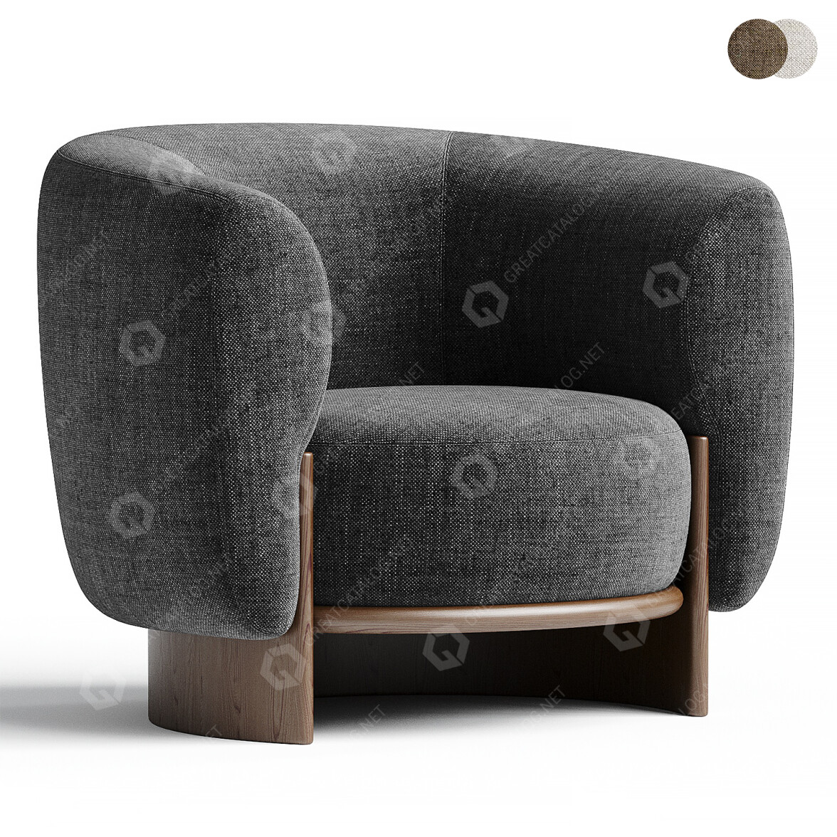 Armchair Parla Design Hug 3D model - GreatCatalog 48420