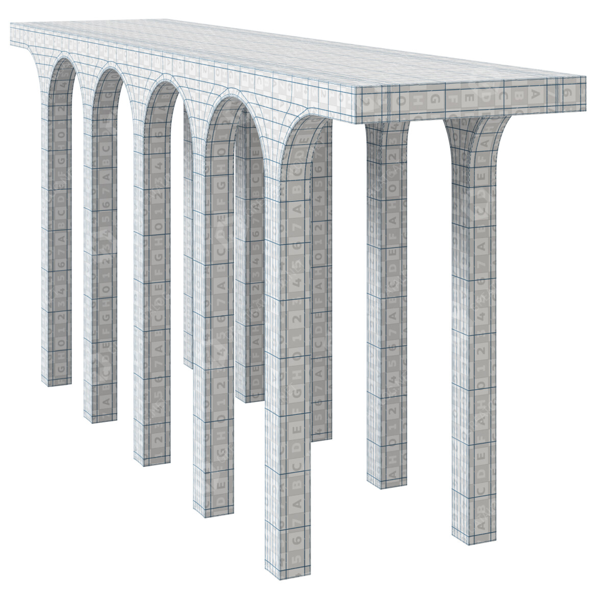 Console Table Coco Republic La Scala 3D model