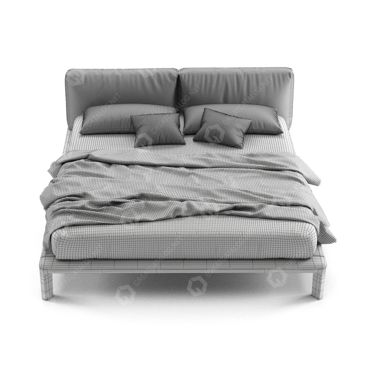 Bed Alivar Join 3D model・Download 3D models・Great Catalog - GreatCatalog 4810