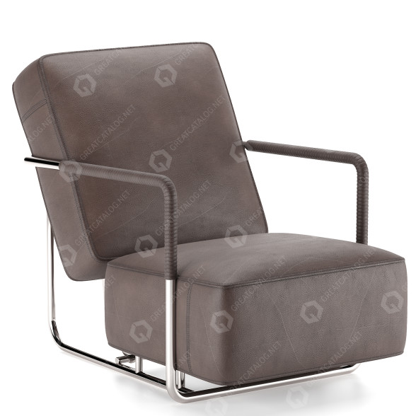 Armchair Flexform ABC 3D model - GreatCatalog 4978