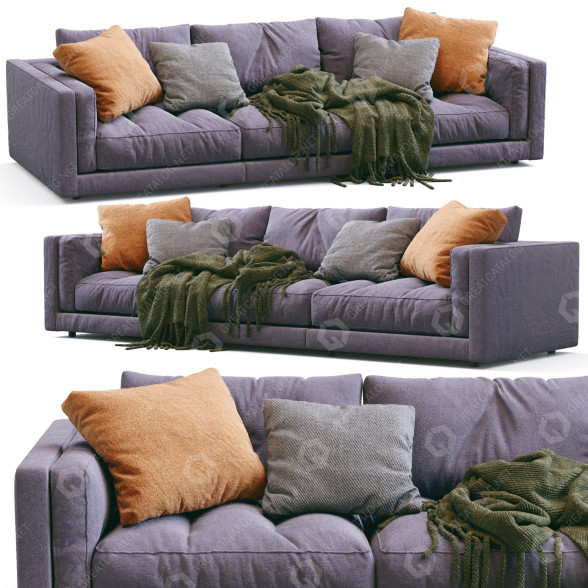 Sofa Flexform Lucien 3D model・Download 3D models