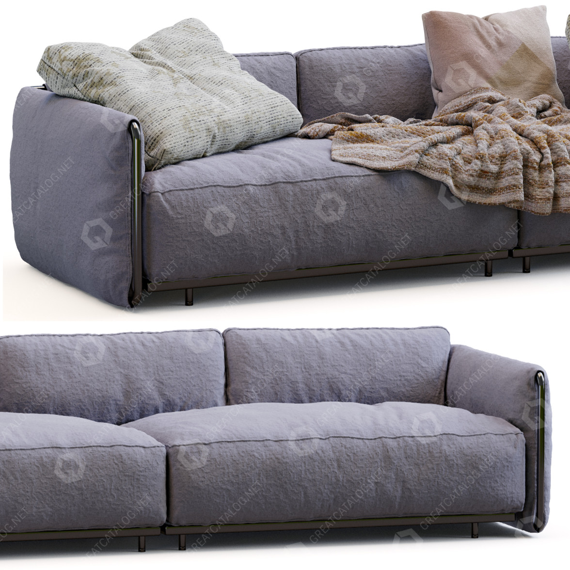 Sofa Flexform Edmond 3D model・Download 3D models