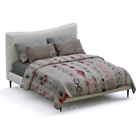 Bed West Elm Myla 3D model・Download 3D models・Great Catalog ...