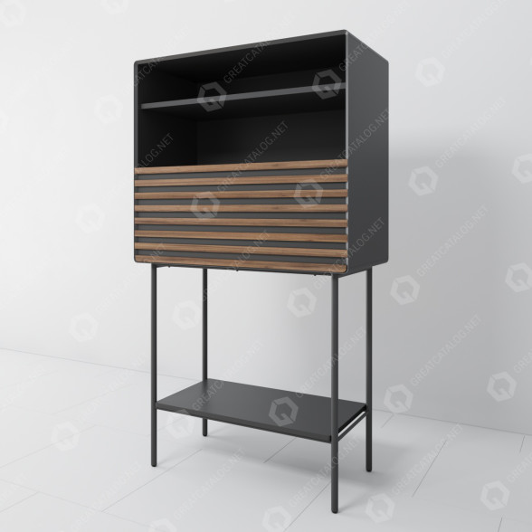 Bar Cabinet Kave Home Kesia 3D model - GreatCatalog 5173