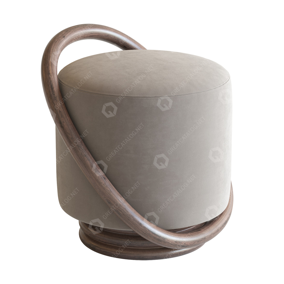 Ottoman Porada Smile 3D model - GreatCatalog 5435