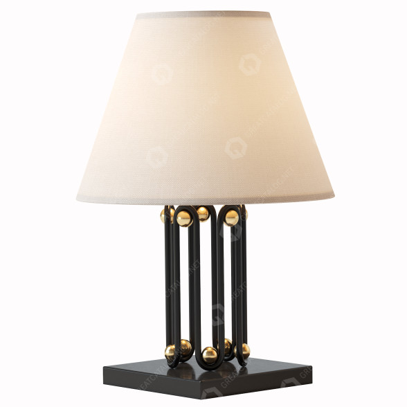 Table Lamp 1stDibs Ondulation by Jean Royere 3D model