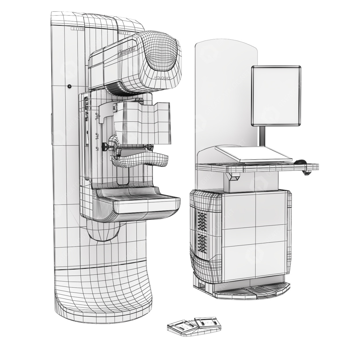 Device Mammography System 3Dimensions Hologic 3D model - GreatCatalog 6195