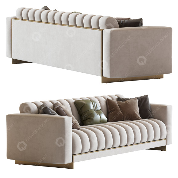 Sofa Caracole The Well Balanced 3D model - GreatCatalog 6351