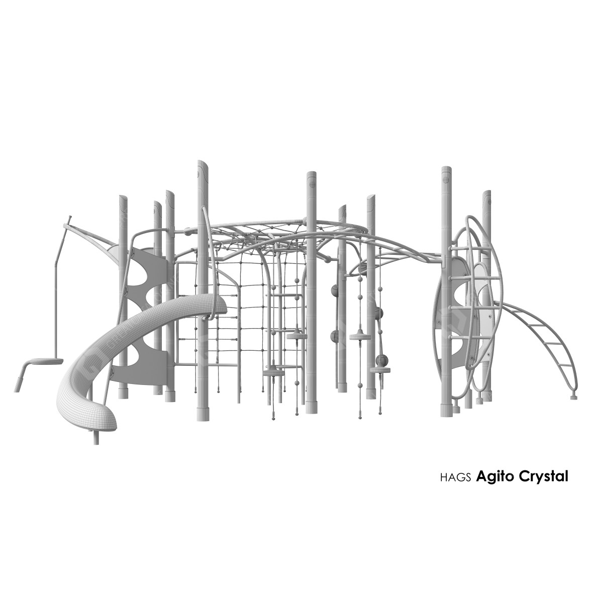 Playground Hags Agito Crystal 3D model - GreatCatalog 6483