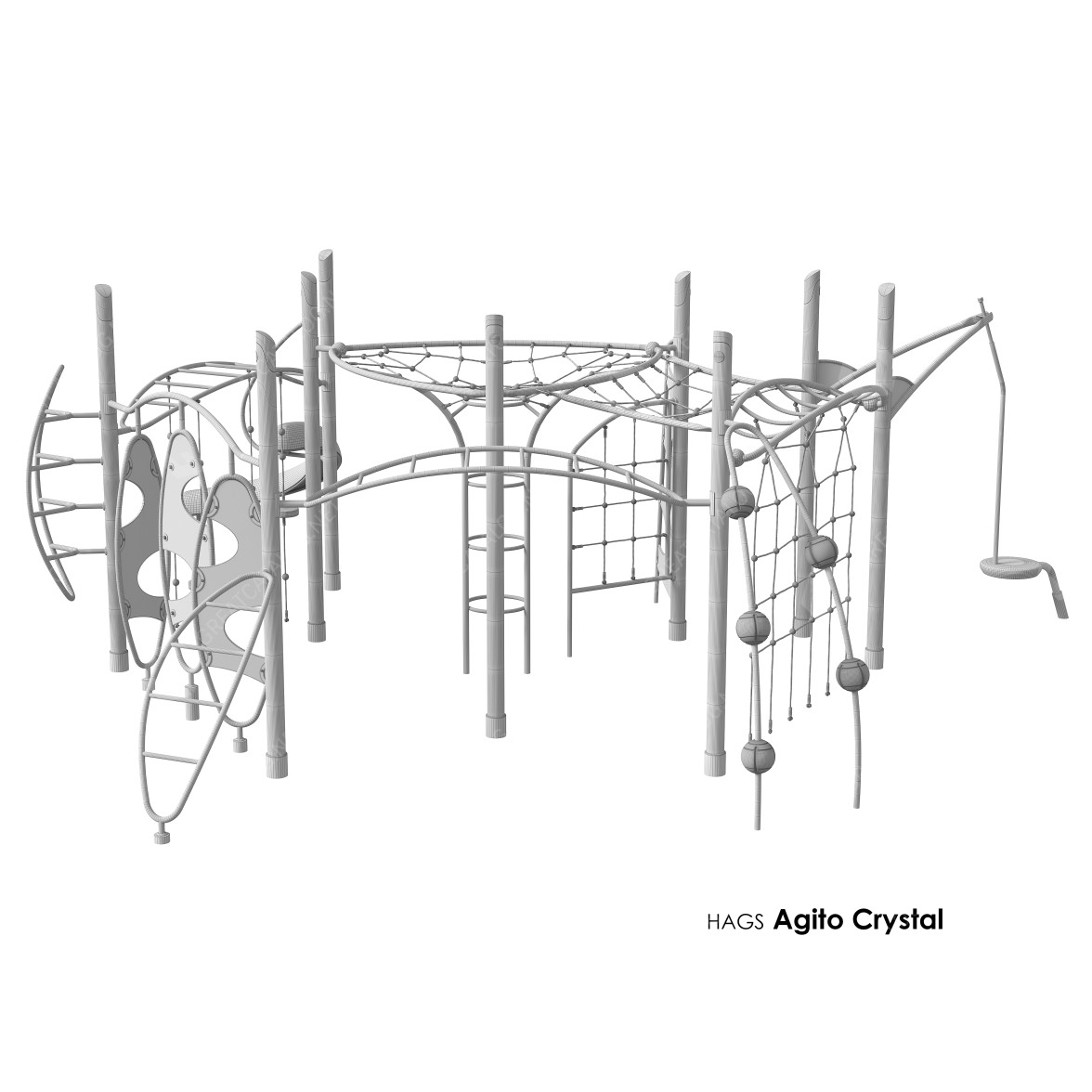 Playground Hags Agito Crystal 3D model - GreatCatalog 6483