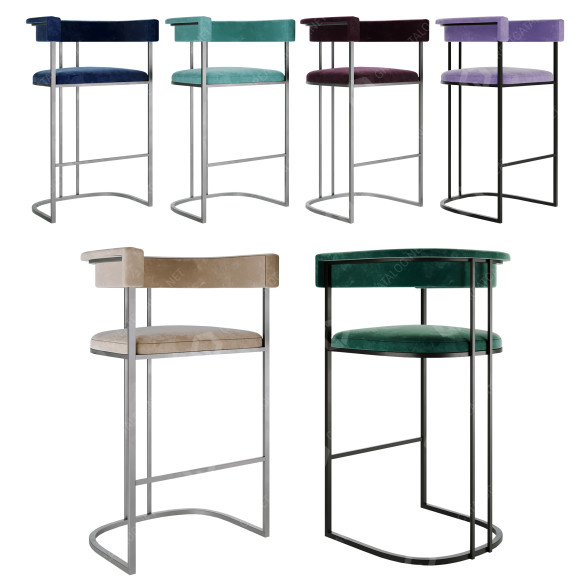 Bar Stool Luno 3D model・Download 3D models・Great Catalog - GreatCatalog 7014