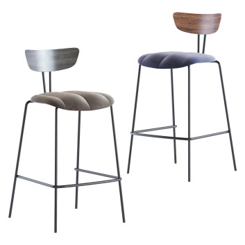 Bar Stool HC28 Cosmo Wegner 3D model - GreatCatalog 7083