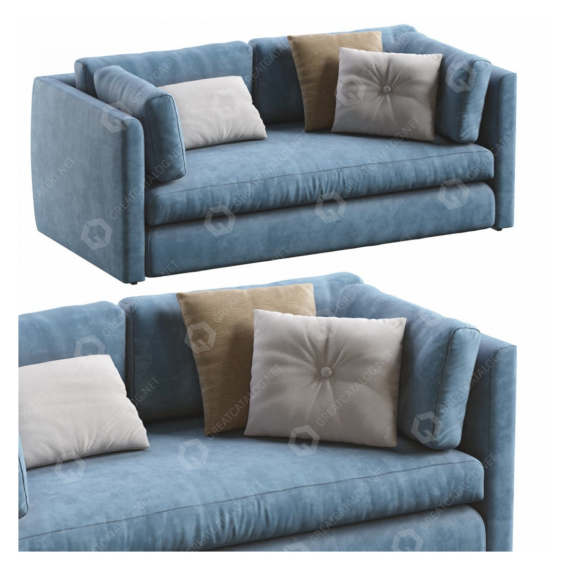 Sofa Hay Hackney 3D model・Download 3D models・Great Catalog ...